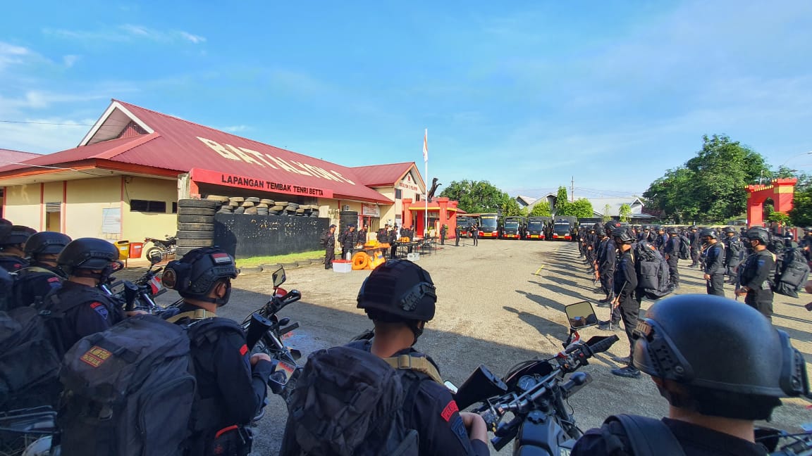Akhir Pekan Brimob Bone Cek Kekuatan Personel, Ini Tujuannya ...